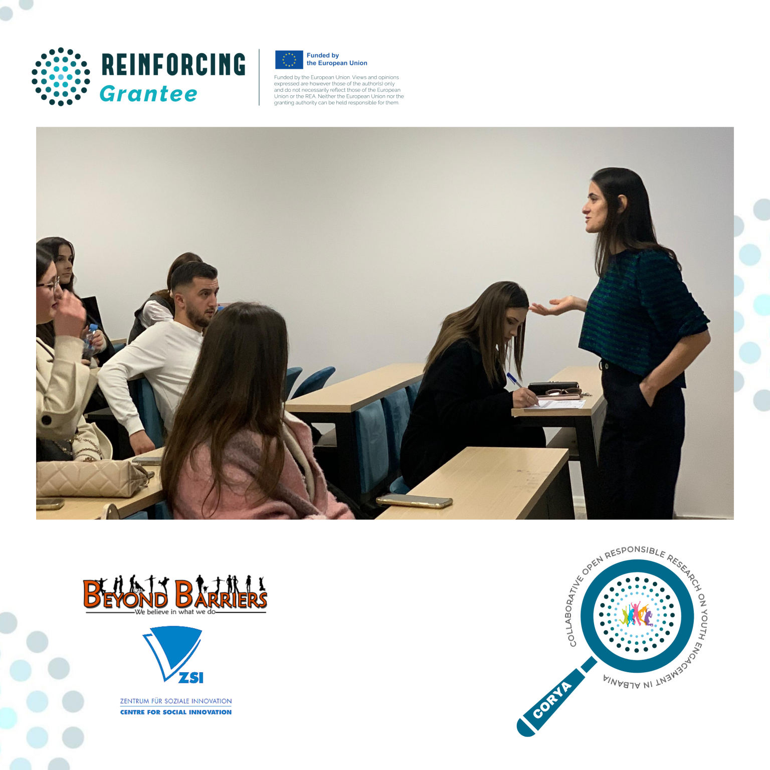Workshop with young researchers at FEUT, Tirana - CORYA - Beyond Barriers