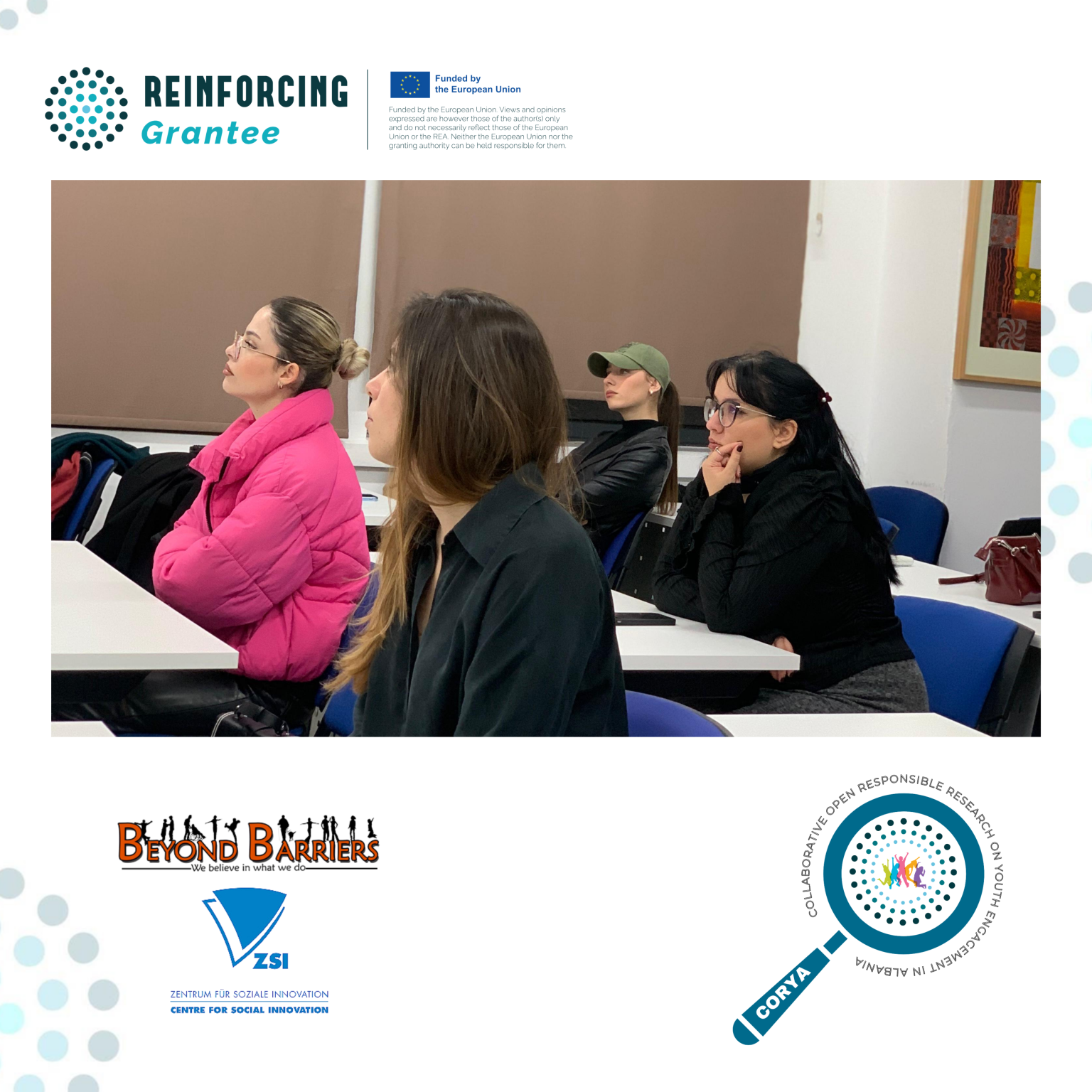 Workshop with young researchers at EUT, Tirana - CORYA - Beyond Barriers